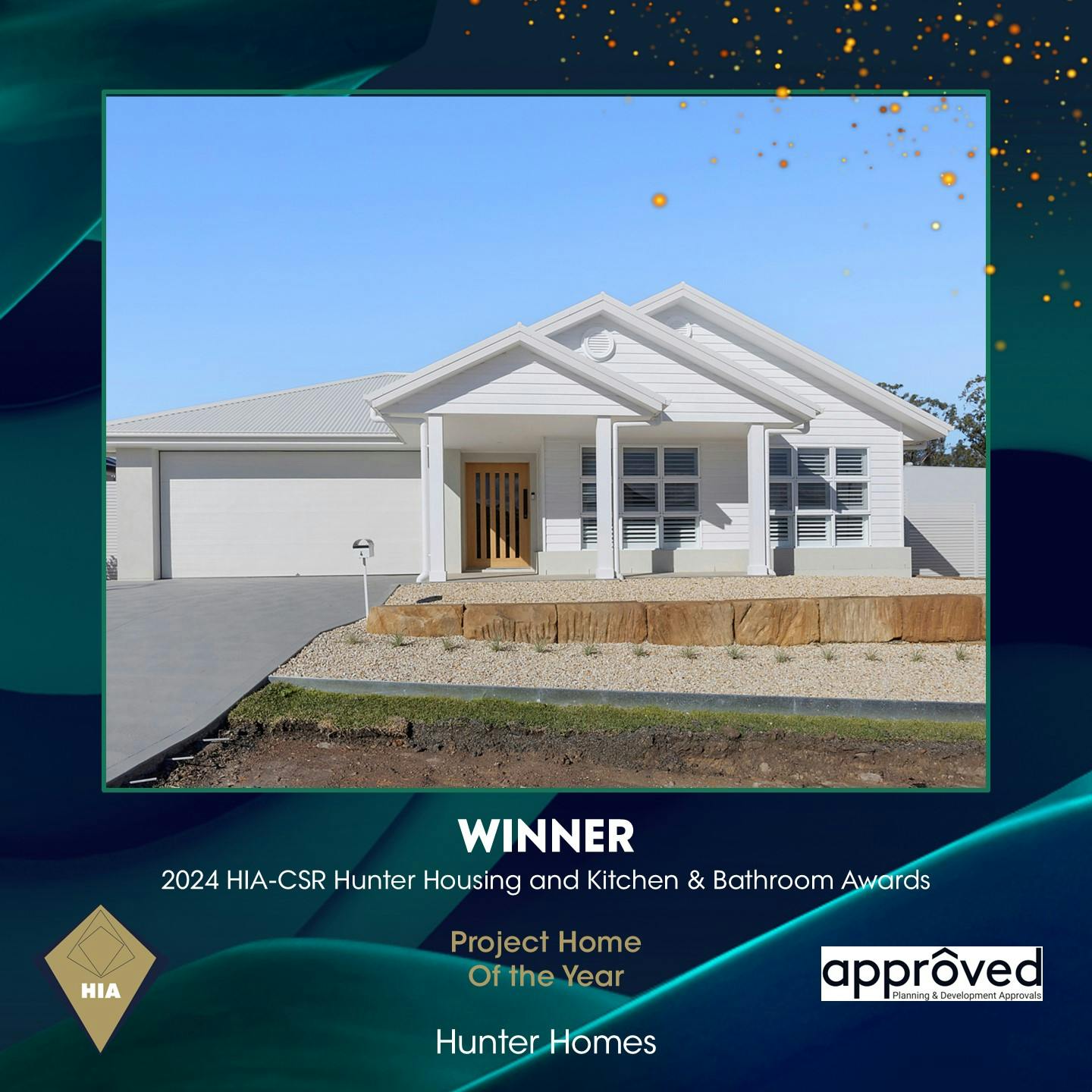 Award-Winning Hunter Homes Celebrates 5 Wins at 2024 HIA Awards!